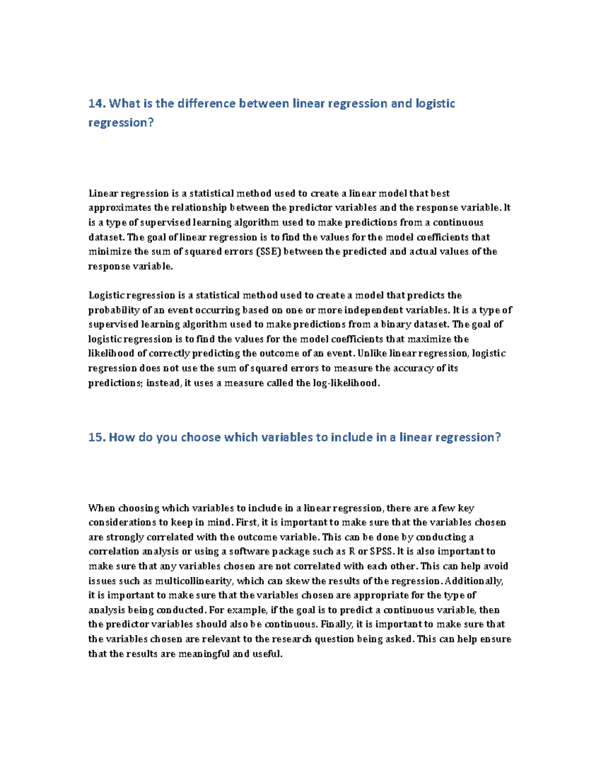 Linear regression 3 - 14. What is the difference between linear ...