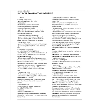 SE Final - Describe - CLINICAL MICROSCOPY AND PARASITOLOGY Activity #2 ...