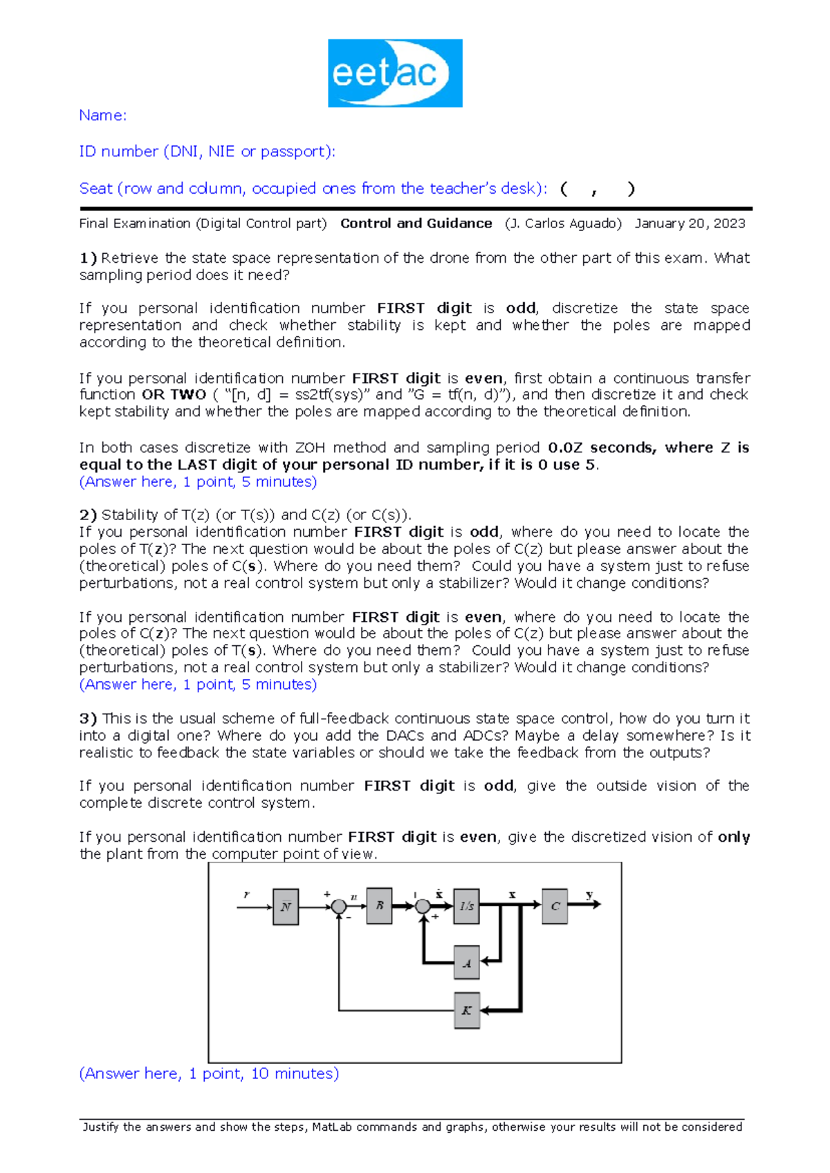 Sol Final Exam Parte Digital 2223a - Name: ID number (DNI, NIE or ...