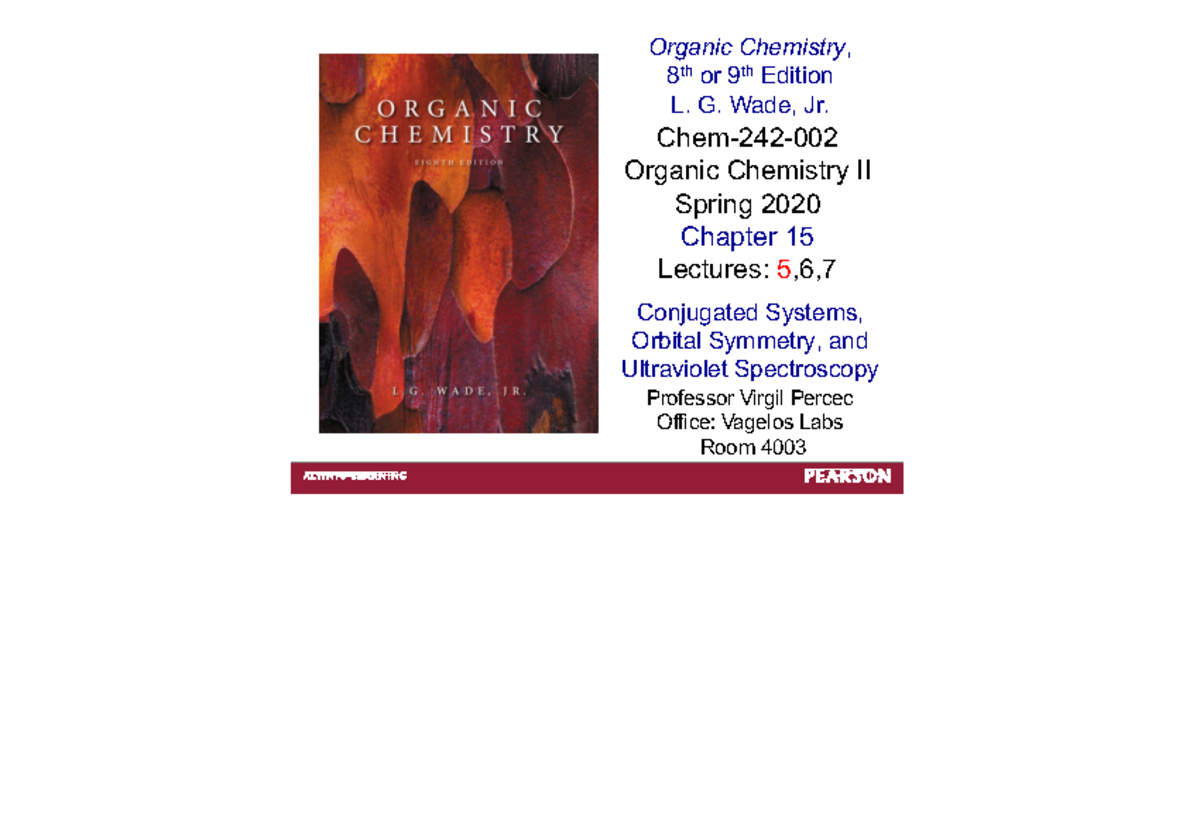 Chapter 15 - Practice problems and course slides w/ notes - © 2013 ...