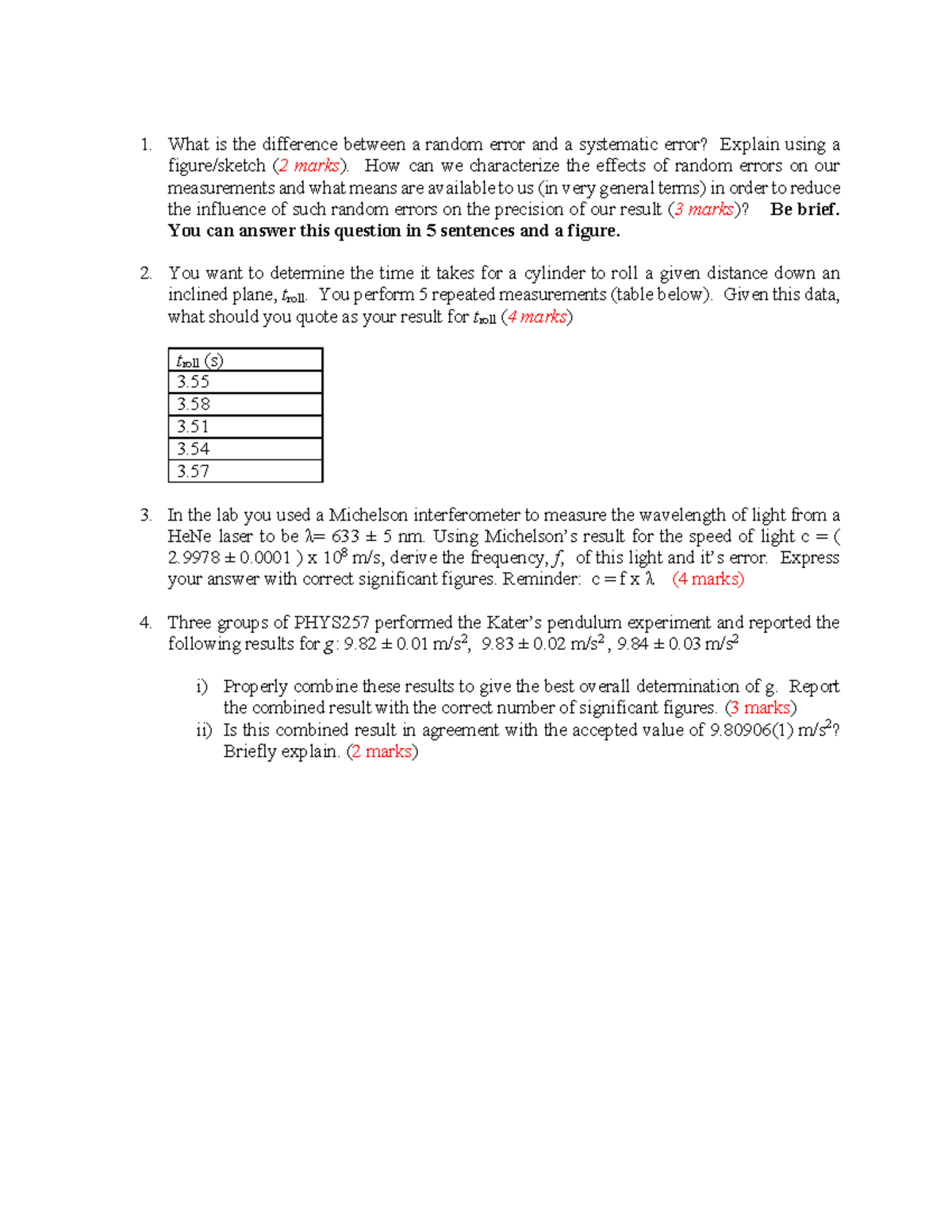 Practice Quiz For final Quiz - What is the difference between a random ...