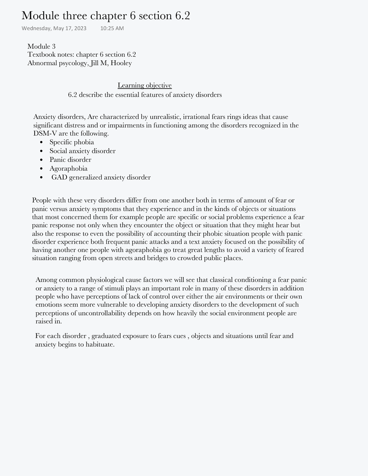 Module three chapter 6 section 6.2 - Module 3 Textbook notes: chapter 6 ...