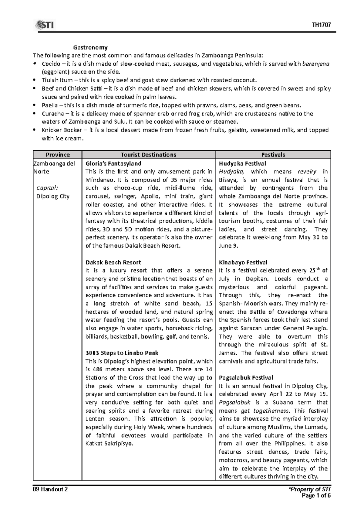 09 Handout 2 - very informative - TH 09 Handout 2 *Property of STI Page ...
