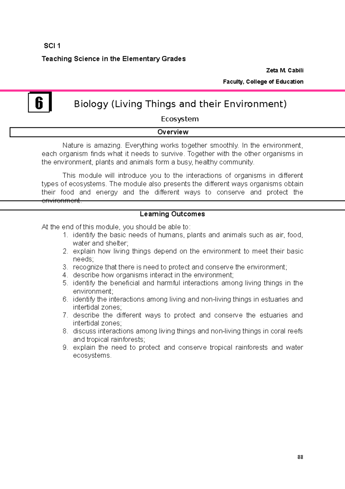 Science-Module-6 - 34asasdsa - SCI 1 Teaching Science in the Elementary ...