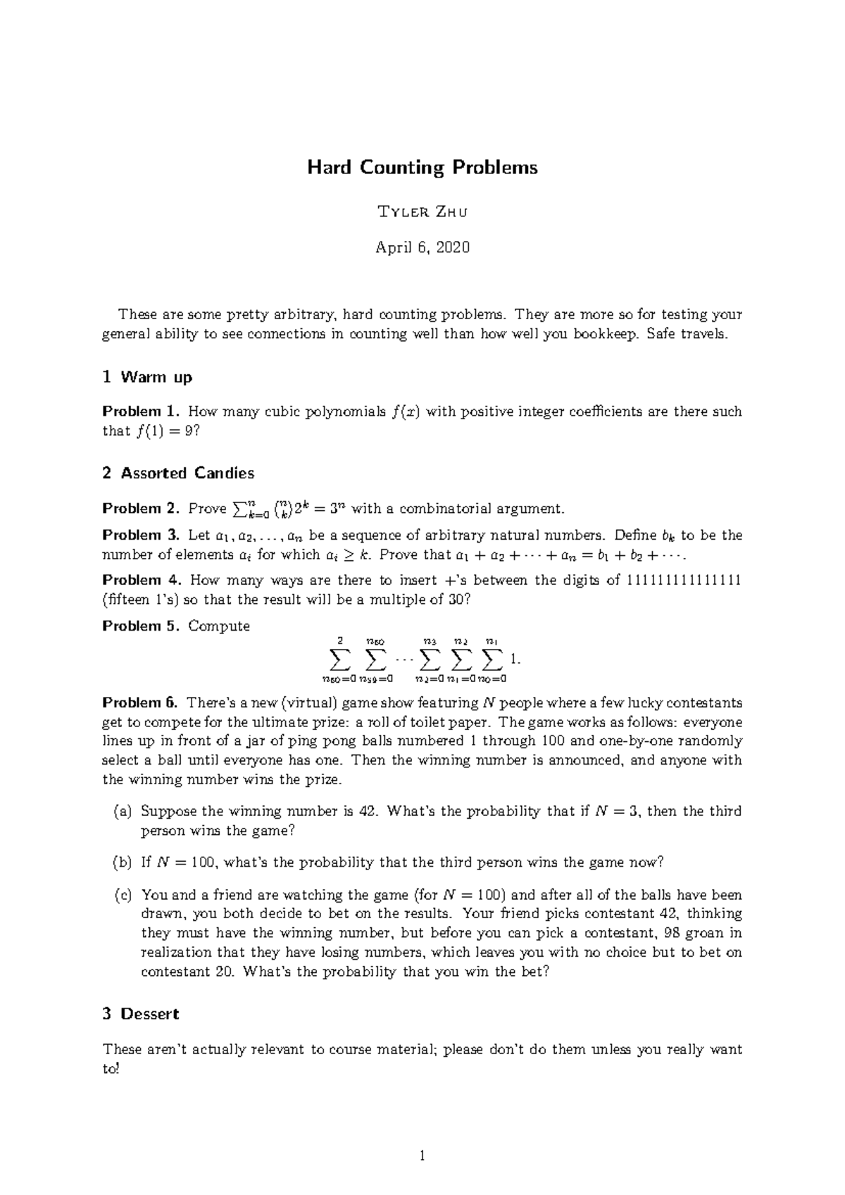 Hard counting - Summary Butterworths Questions and Answers: Equity and ...