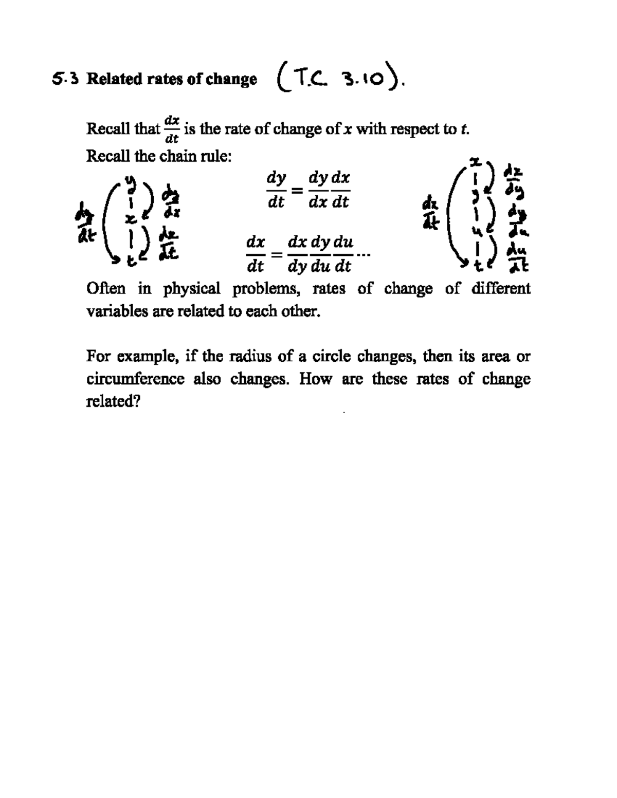 Week 6 Calculus Lecture 3 notes - MATH1042A - Engineer - Studocu