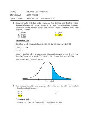 Sol Tutorial 9 - statistic assignment - MH3500 Statistics Tutorial Problems 9 Problem 1 Let X 1 ...