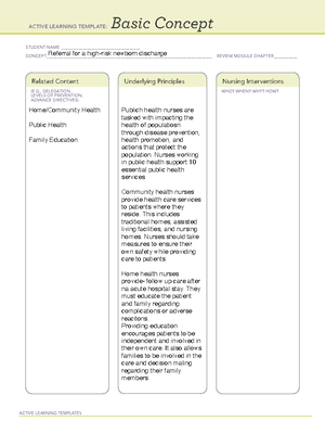 Critical Pathway - ATI Basic Concept - NUR 212 - ACTIVE LEARNING ...