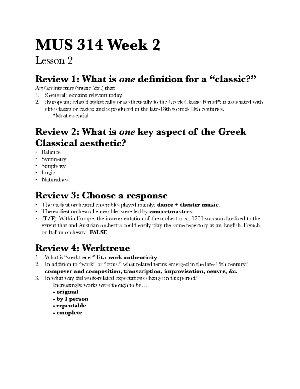MUS 314 Week 2 lesson 2 - History of Music II with Dr. EJ. Morning ...