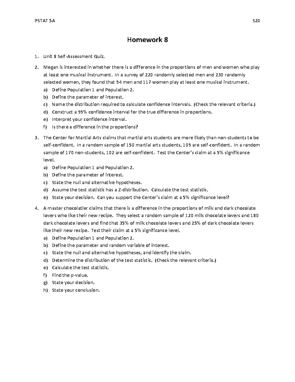 HW8 - Dr. Julie Swenson - Warning: TT: undefined function: 32 Warning: TT: undefined function ...