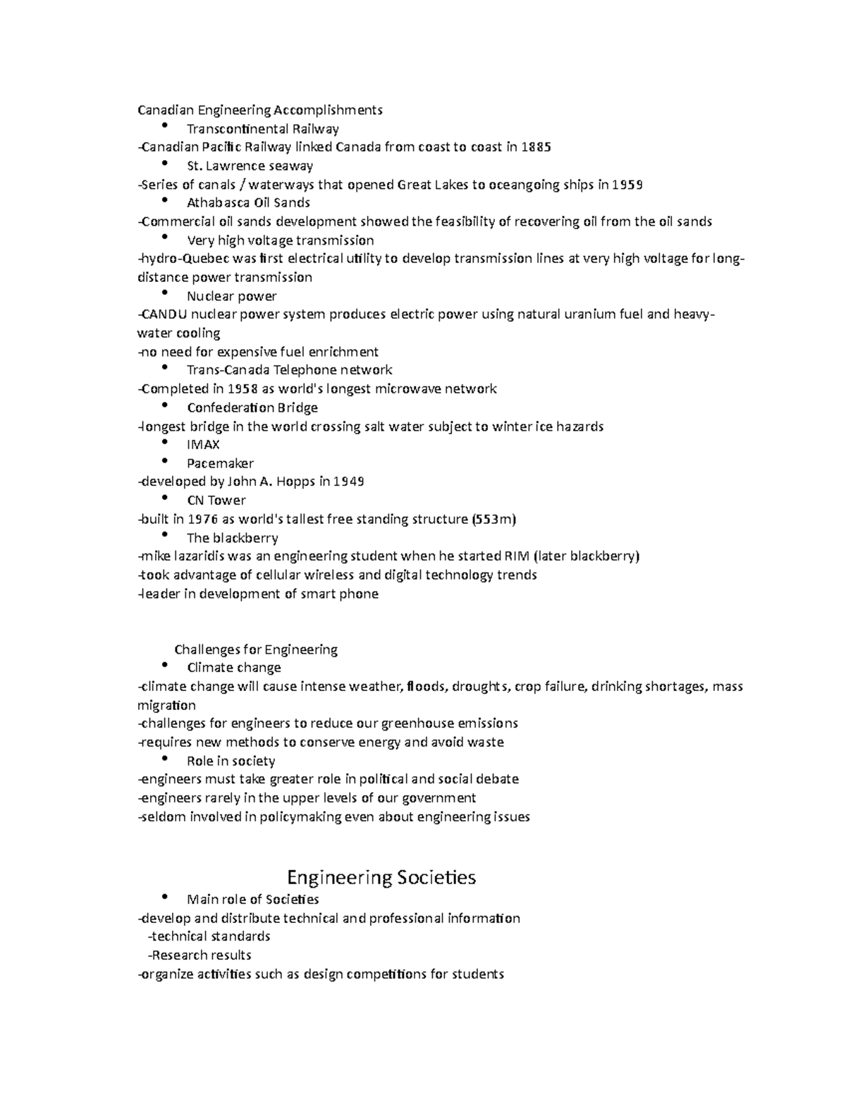 Engineering Profession Lecture 5 First Year - Canadian Engineering ...