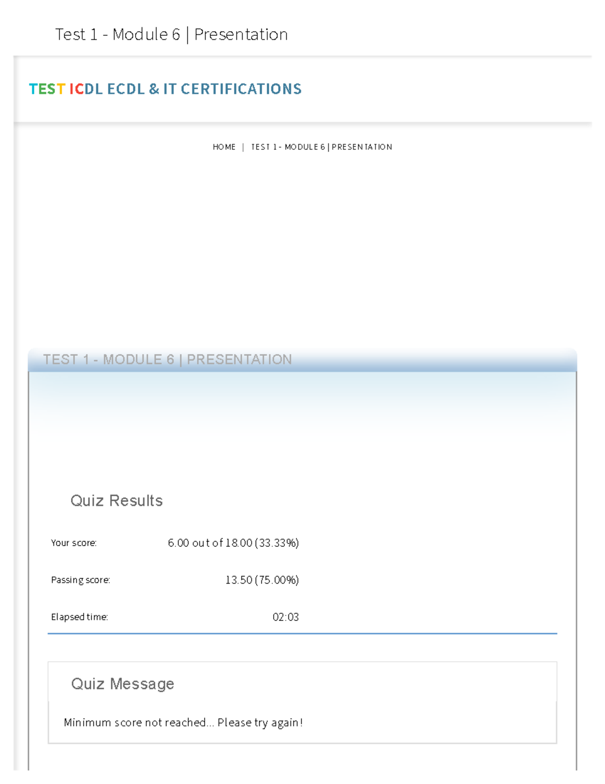 Ishimwe Nick Nesta Test 2 - Module 3 Word Processing - TEST ICDL ECDL ...