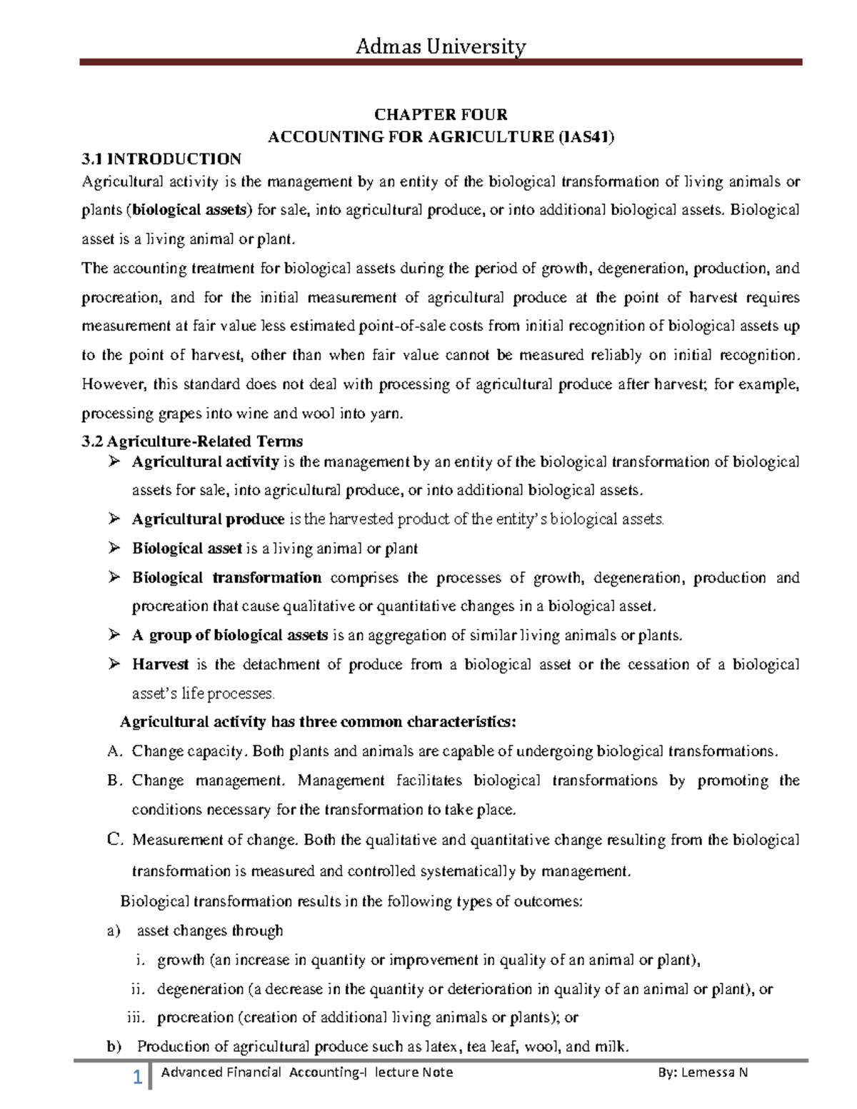 Chapter 4 ed - 2notesdfdhfrfbfdcbdvlduvldscxu - CHAPTER FOUR ACCOUNTING ...