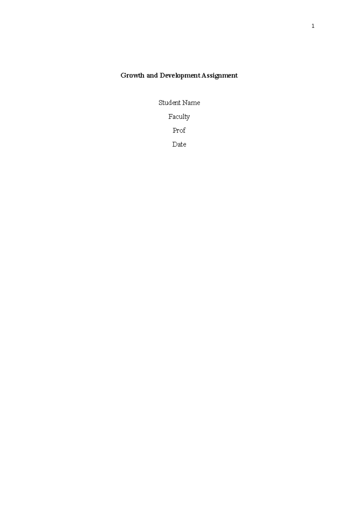 Growth and development - Several theories of development outline this ...