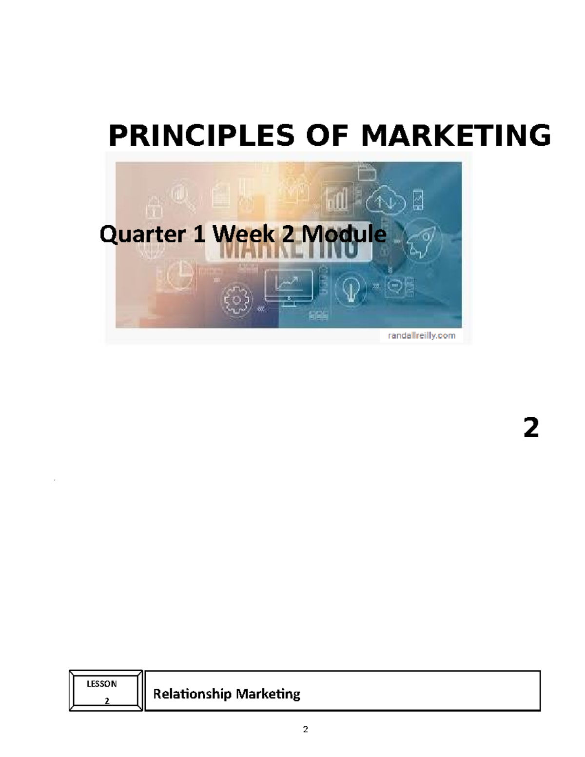 ABM- Principles-OF- Marketing-11 Q1 W2 Mod2-converted - PRINCIPLES OF MARKETING 2 0 Quarter 1 ...