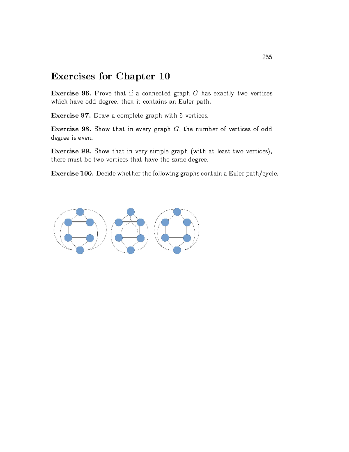 Chapter 10Homework and answers - 255 Exercises for Chapter 10 Exercise ...