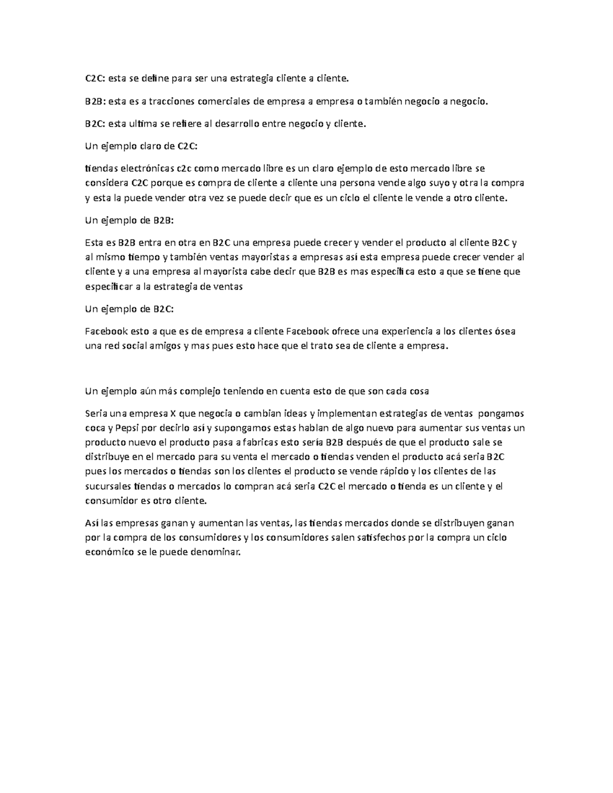 C2C - Quimica analitica - C2C: esta se define para ser una estrategia ...