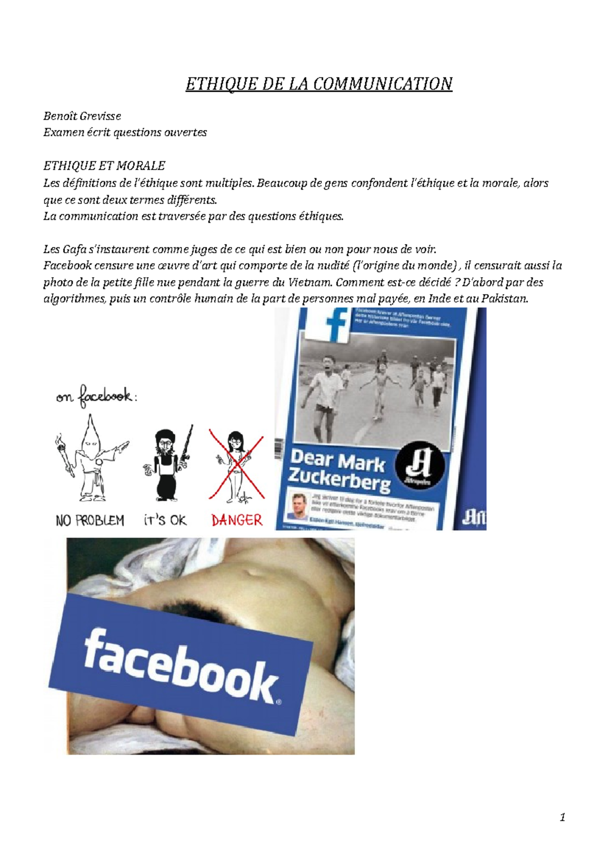 Ethique DE LA Communication - ETHIQUE DE LA COMMUNICATION Benoît ...