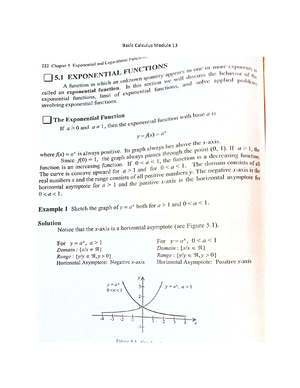 10 - calculus - Basic Calculus Module 1 Lesson 1 WHAT TO KNOW Function ...