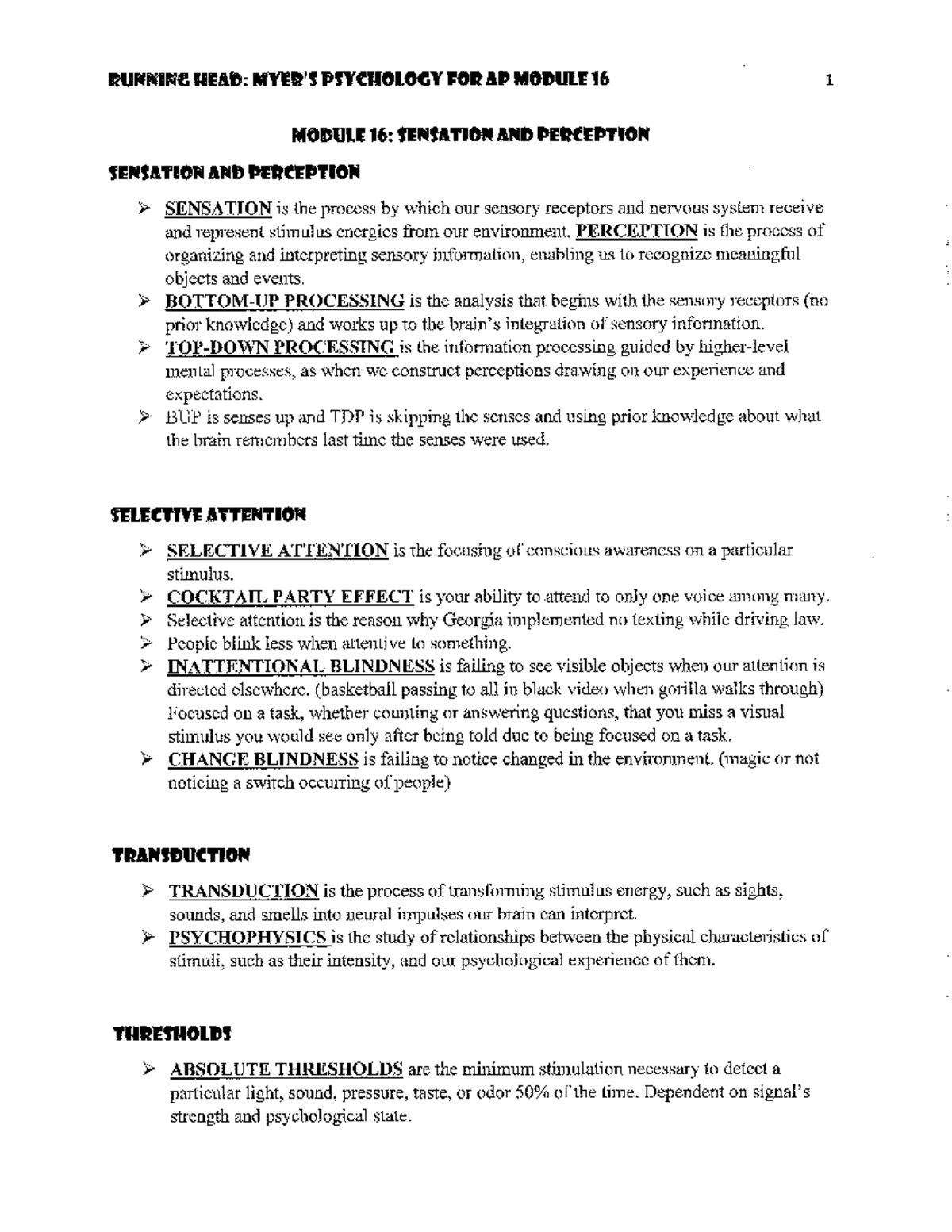 Module 16 - CHEAT SHEET - PSY 150 - Studocu
