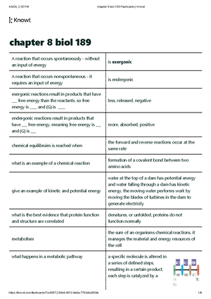 Biology 189 Exam 1 - Bio 189 What are the subatomic particles ...