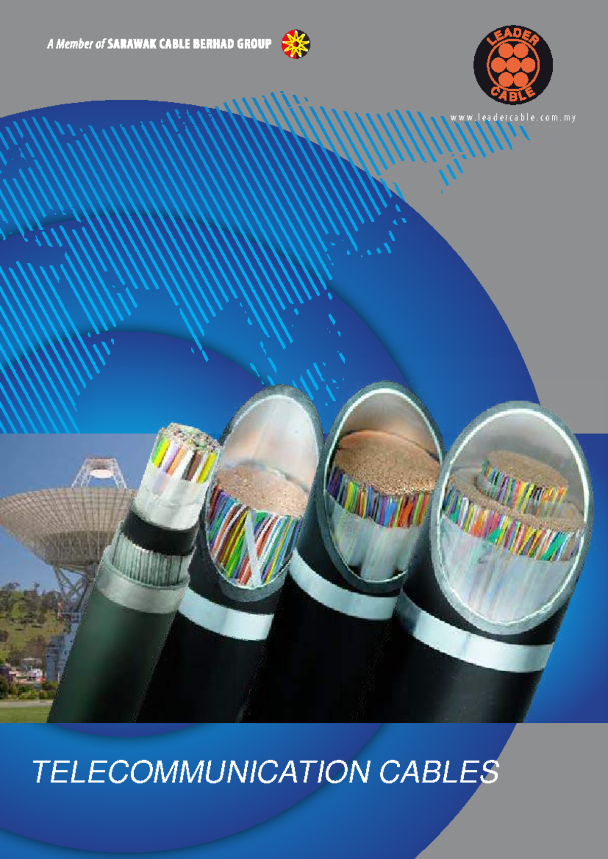 Leader-Telecommunication - TELECOMMUNICATION CABLES w w w. l e a d e r c a b l e. c o m. m y ...
