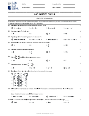 HCI Assignment #3 - Human-computer interaction - COMPUTER SCIENCE DEPARTMENT Total Marks: 04 ...