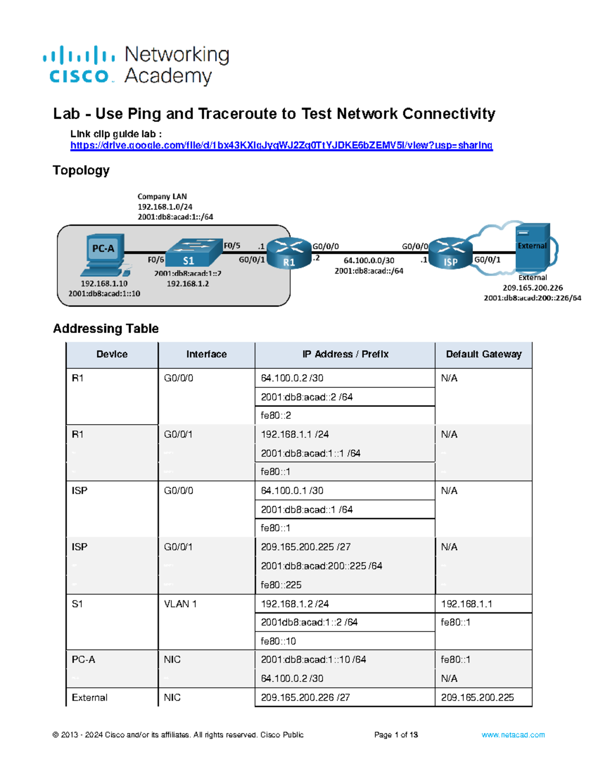 13 - Lab - Link clip guide lab : - Studocu