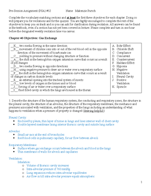 Exp 2 Rec - Recitation Sheet - CHEMC343 - Studocu
