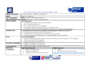 Technology Lesson Plan term 3 week 3 - 1 LESSON PLAN: Technology Grade ...