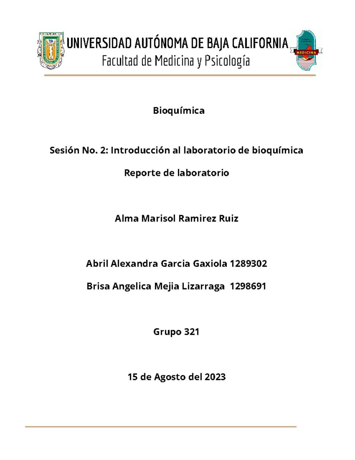Reporte de laboratorio - UNIVERSIDAD AUTÓNOMA DE BAJA CALIFORNIA ...