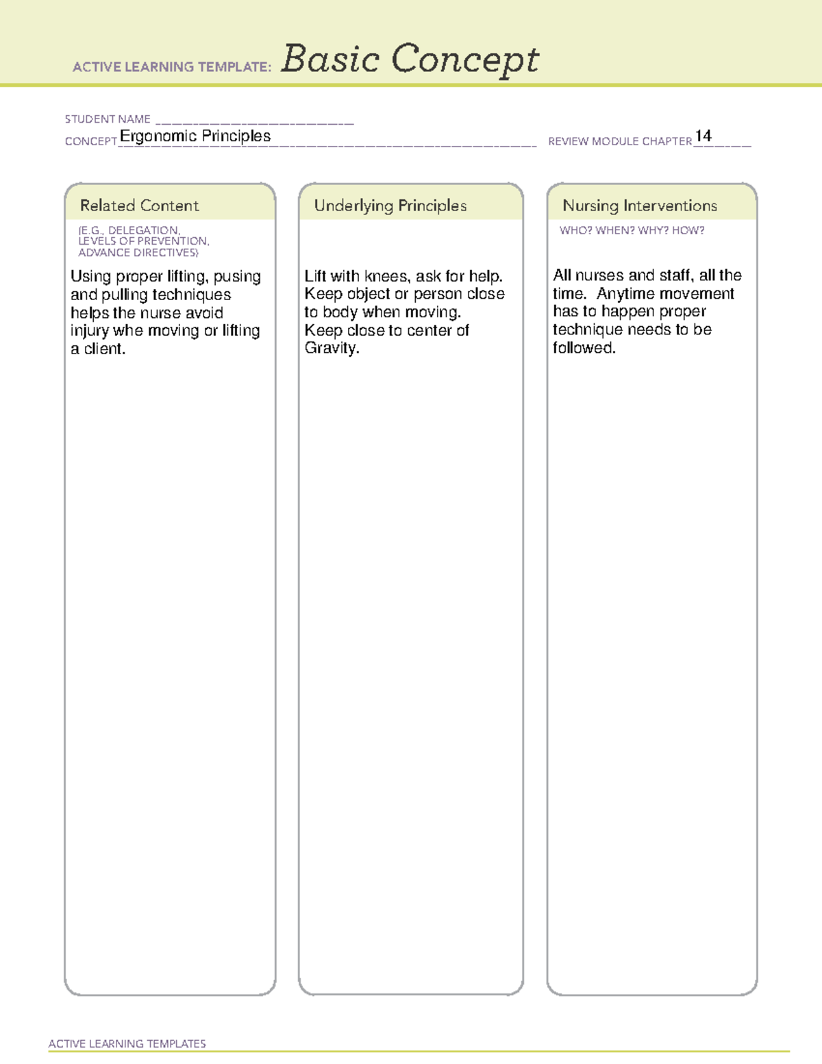 Template 8 - ACTIVE LEARNING TEMPLATES Basic Concept STUDENT NAME - Studocu