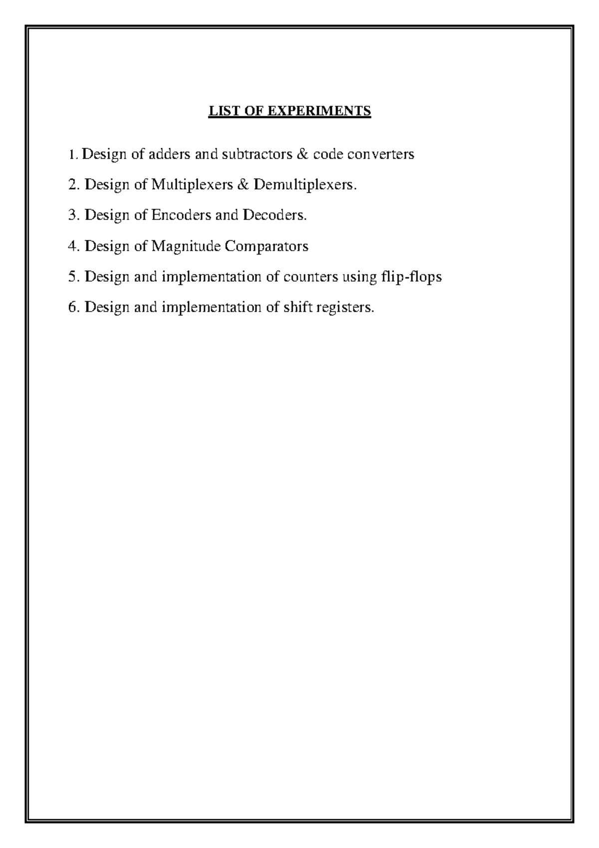 CS8382- Digital Systems Laboratory-1307968887-Digital Lab Manual-58 - LIST OF EXPERIMENTS 1 ...