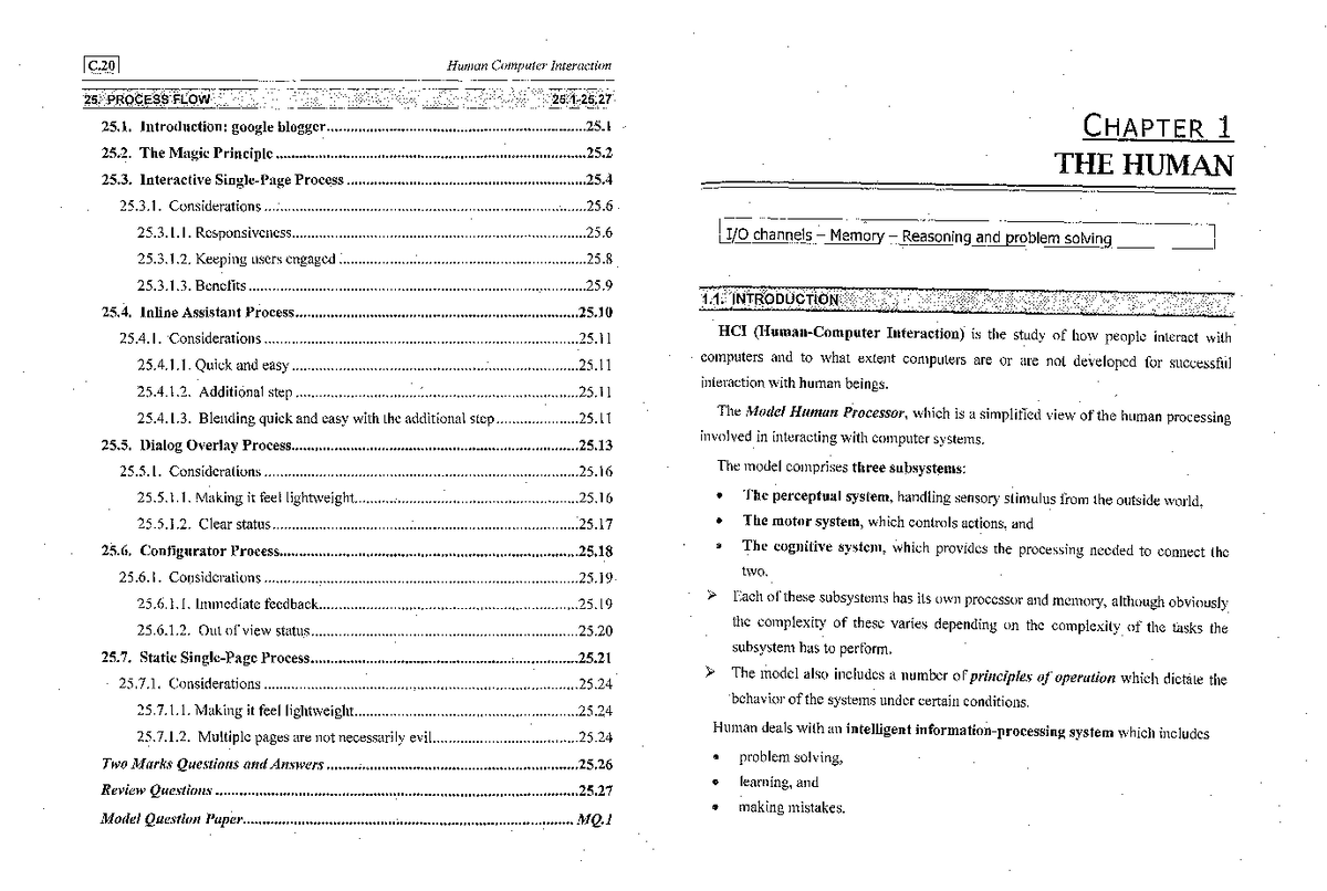 HCI UNIT I - Lecture notes 3 - Human Computer Interaction 1 25 ...