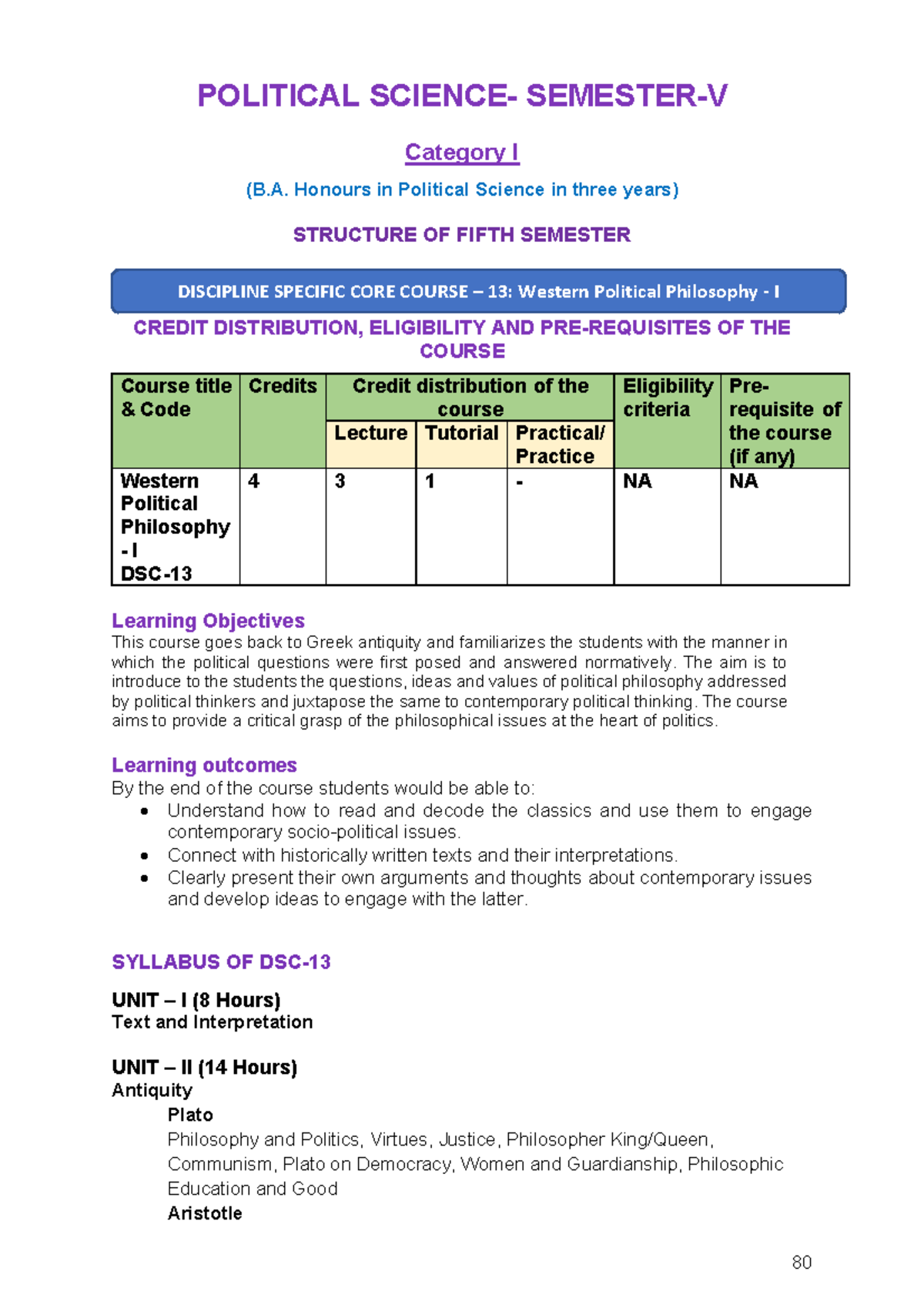 Approved - Political Science Sem-IV-VI (1) - POLITICAL SCIENCE ...