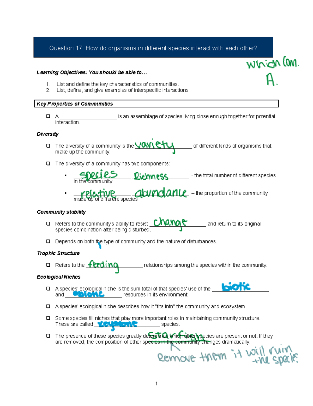 17+-+Notes copy - Notes from peebles spencer - Question 17: How do ...