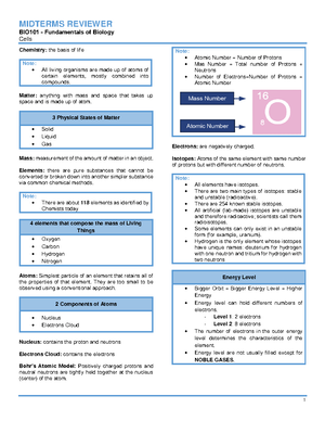 Module 1 - Introduction to Biology - BIO101 - Fundamentals of Biology ...