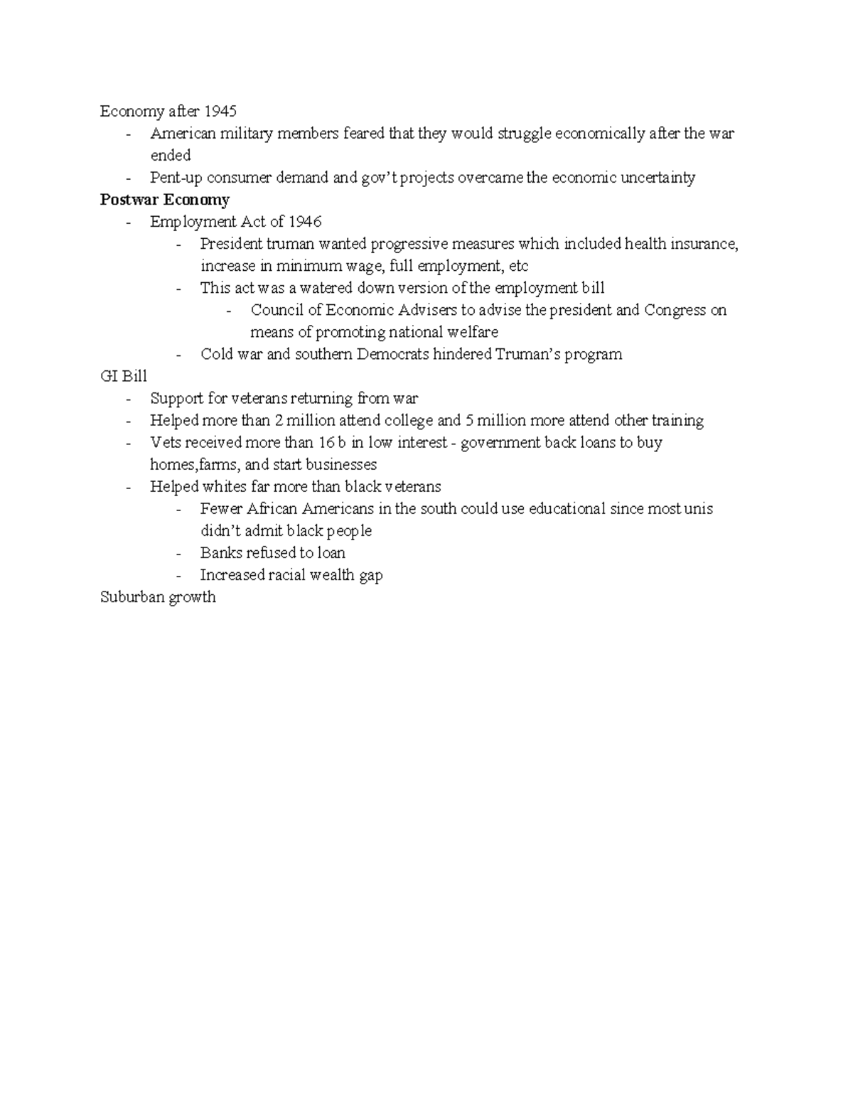 Amsco Chapter 28 - Economy after 1945 - American military members ...
