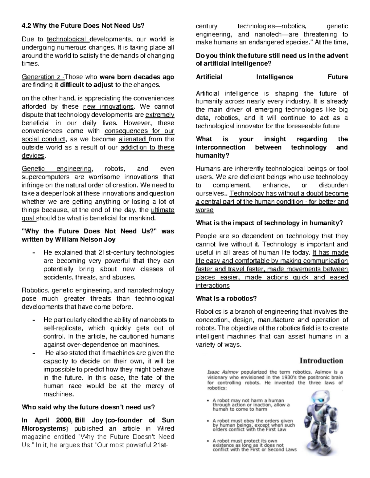 Reviewer WHY-DOES- Future- Doesnt-NEED-US - 4 Why the Future Does Not ...