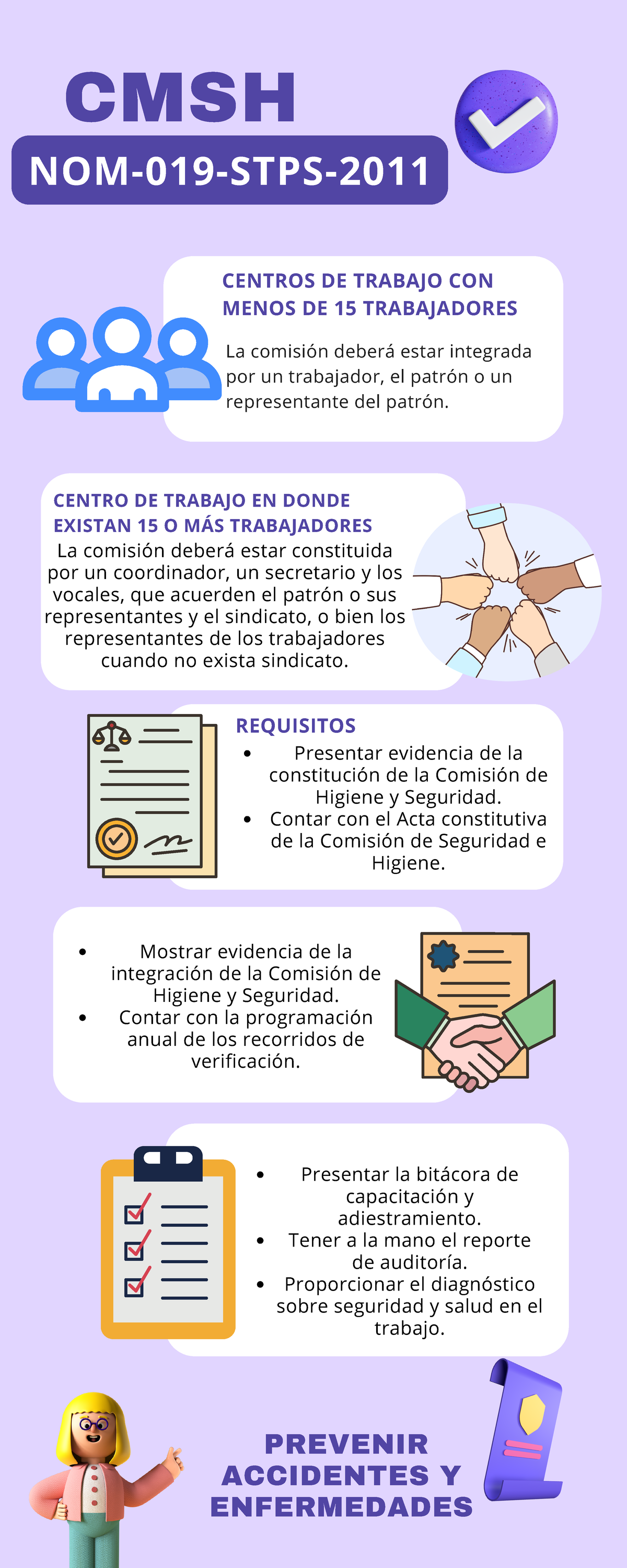 CMSH - Resumen Estudio del Trabajo II - CMSH NOM-019-STPS- CENTROS DE TRABAJO CON MENOS DE 15 ...