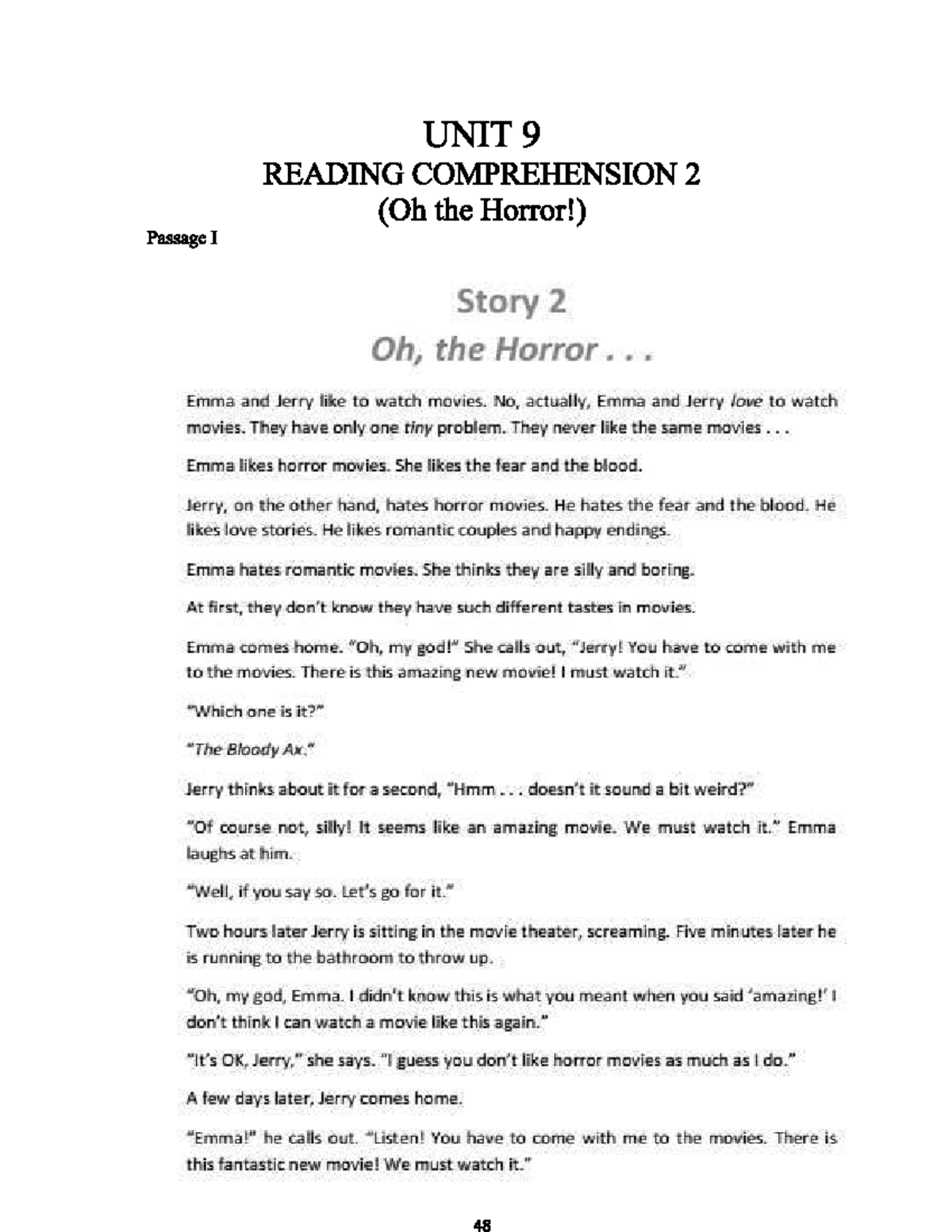 Bahasa Inggris Reading Comprehension 2 - BAHASA INGGRIS - Studocu