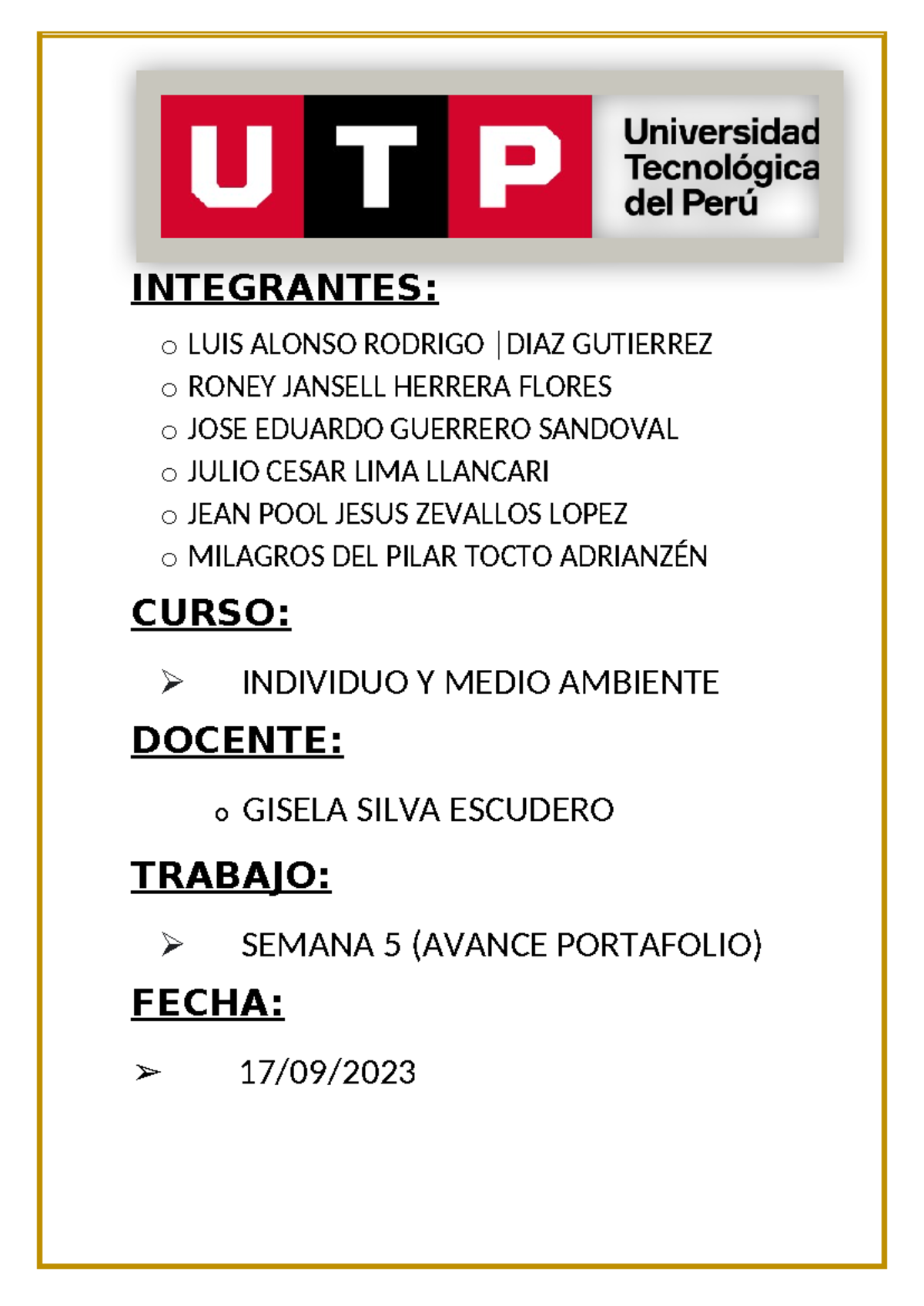 Avance Portafolio 1 - INTEGRANTES: o LUIS ALONSO RODRIGO |DIAZ ...
