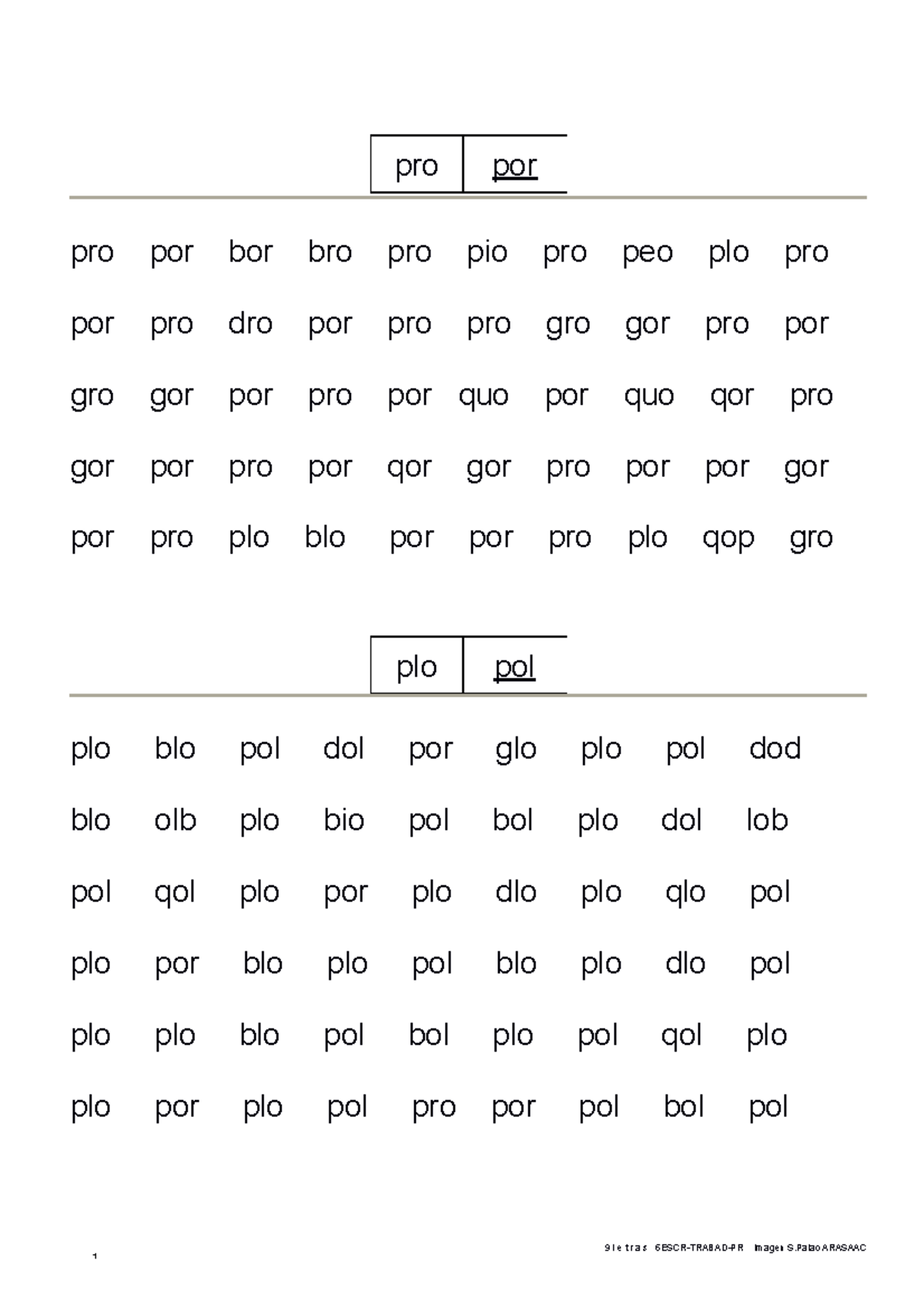 6escr-trabad-pr - para aprendizaje - pro por pro por bor bro pro pio ...