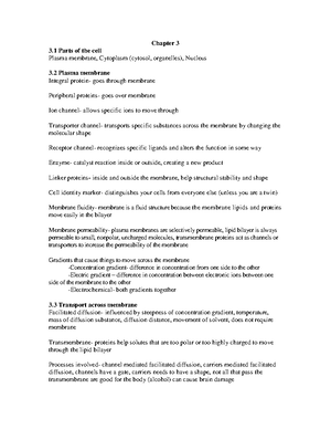 BIO 231 Exam 4 Study Guide - Study Guide for BIO 231 Exam 4 This exam ...