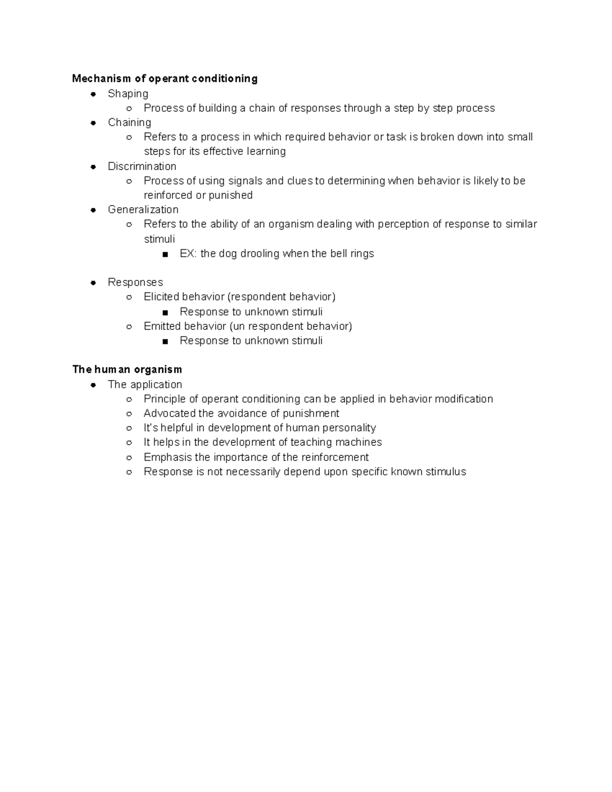 B.F. Skinner - Reinforcement - Mechanism of operant conditioning ...