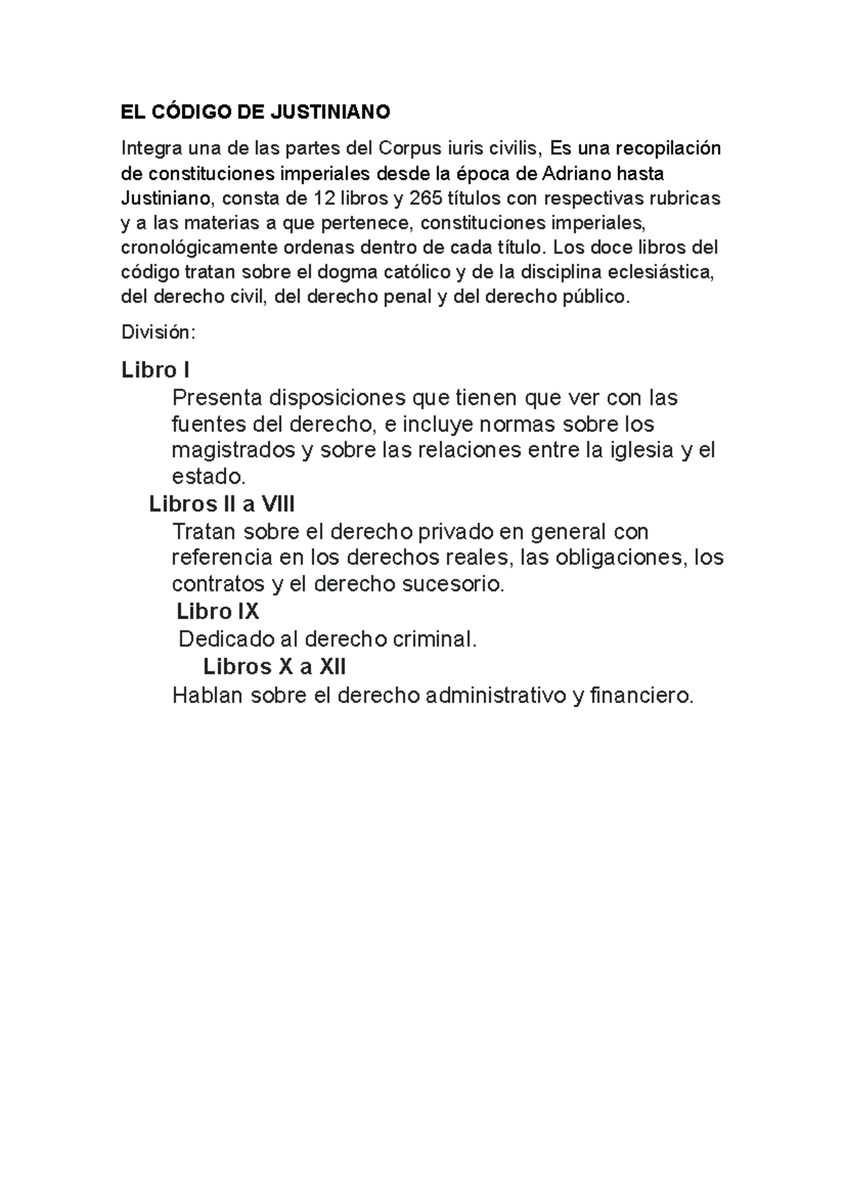 EL Código DE Justiniano - EL CÓDIGO DE JUSTINIANO Integra una de las ...