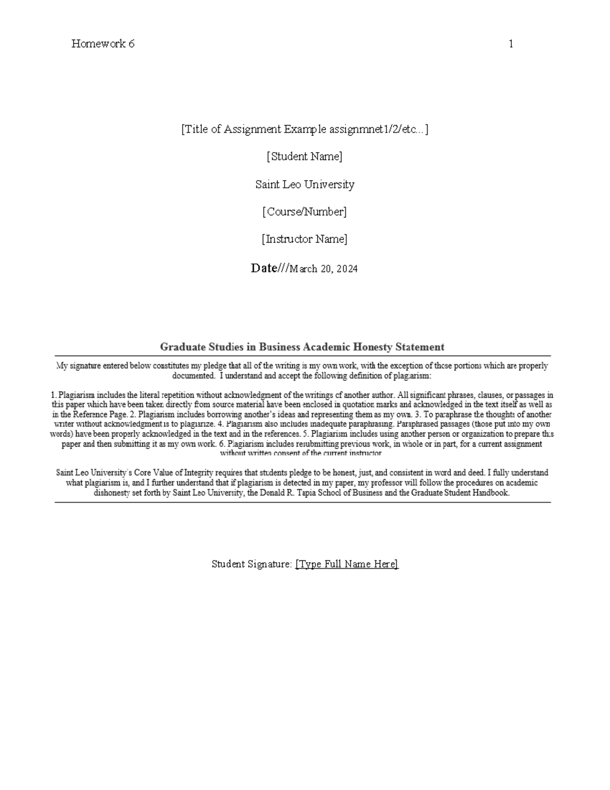 Homework 6 Edited - [Title of Assignment Example assignmnet1/2/etc ...