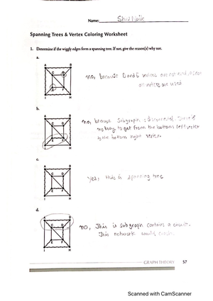 Hamiltonian Paths and Circuits Worksheet - Fill in the blank with or to ...