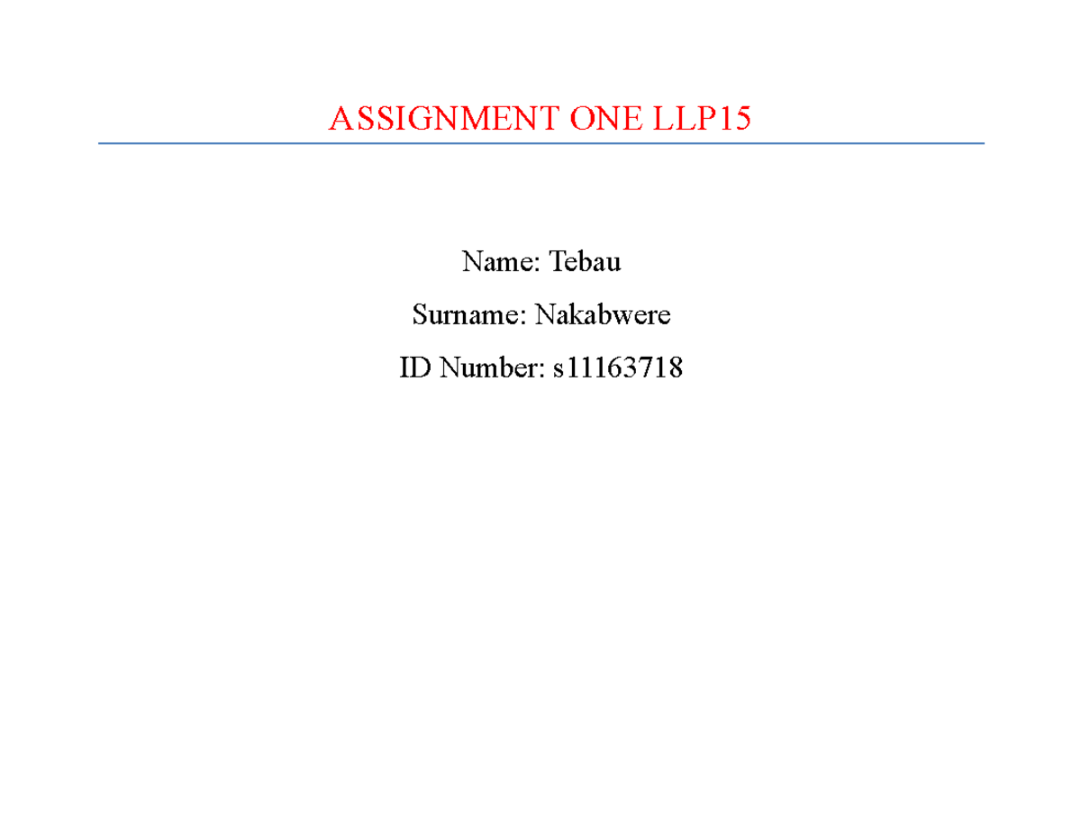 Tebau Nakabwere LLP15 - this course can help you to improve your ...