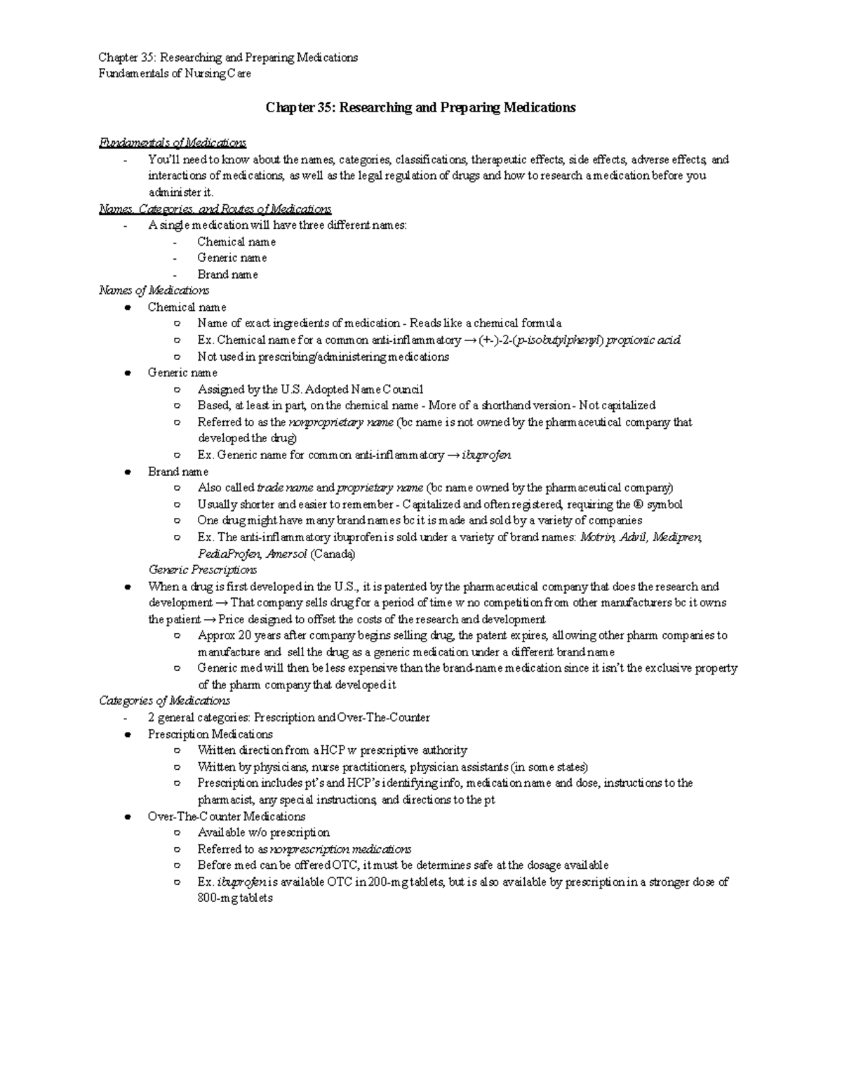 Chapter 35 Researching and Preparing Medications 3 - Deprecated API usage: The SVG back-end is ...